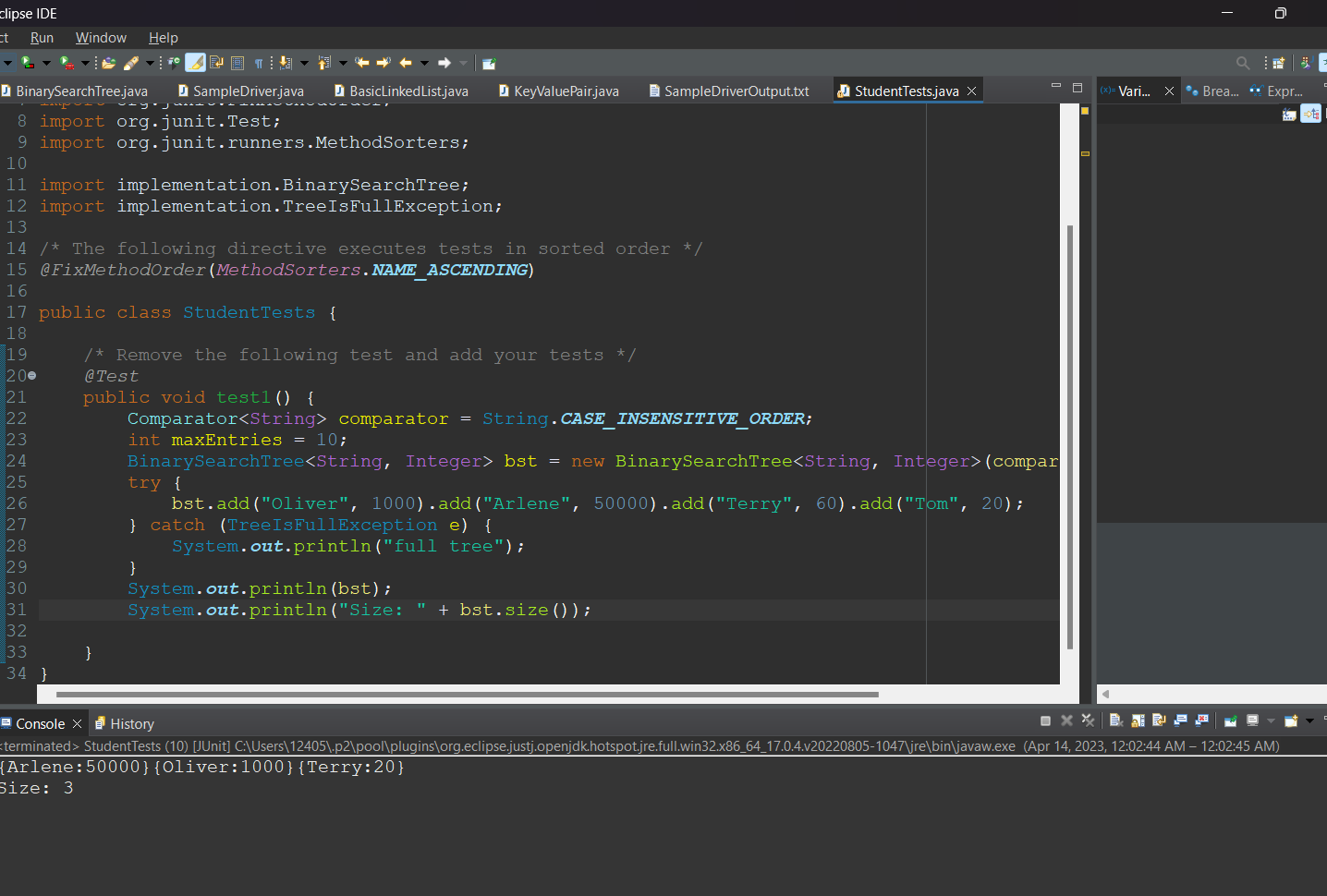 Solved What's wrong with my add method? It can only add | Chegg.com