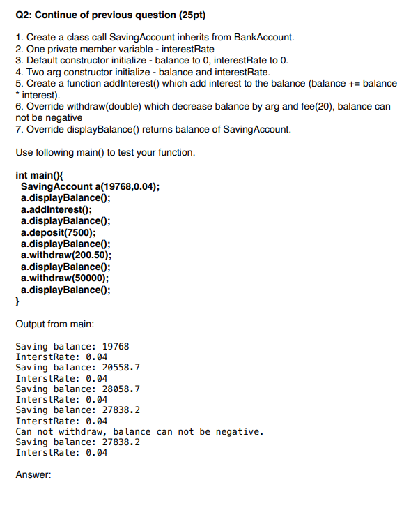 Solved Q2: Continue of previous question (25pt) 1. Create a | Chegg.com