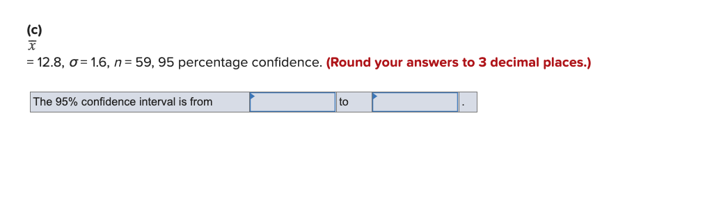 Solved Section Exercise 8-10 (Algo) Construct a confidence | Chegg.com