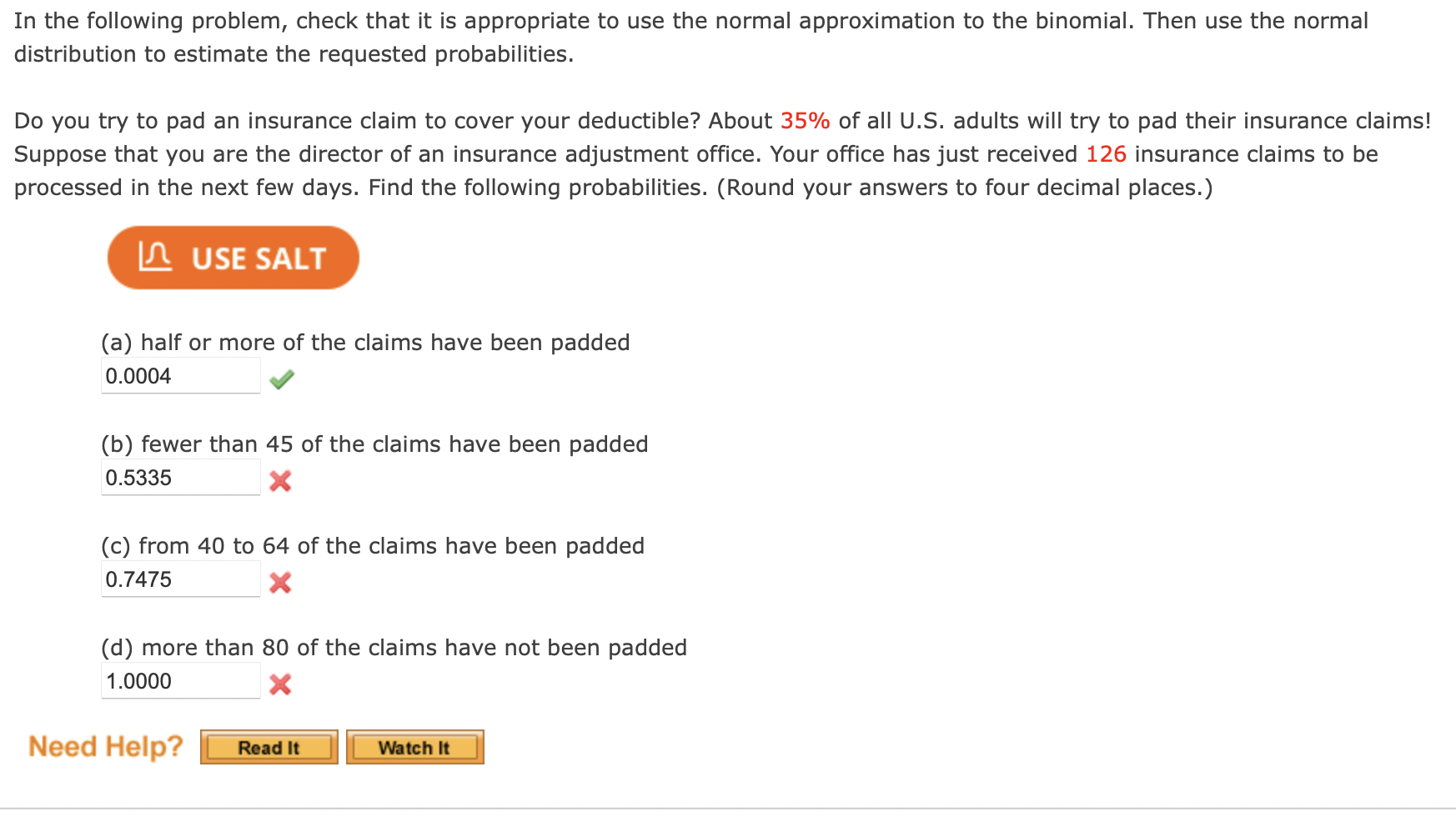 Solved In the following problem, check that it is | Chegg.com