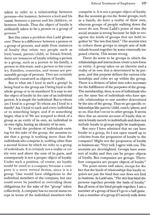 Solved Whistle-Blowing and Employee Loyalty Ronald Duska | Chegg.com