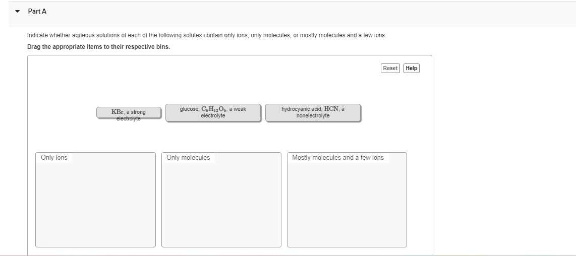 Solved Indicate whether aqueous solutions of each of the | Chegg.com