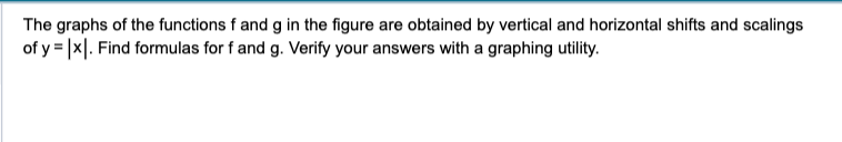 Solved The graphs of the functions f and g in the figure are | Chegg.com