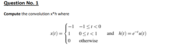 Solved SOLVE THIS CONVOLUTION QUESTION CORRECTLY WITH EACH | Chegg.com