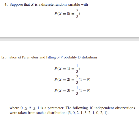 4. Suppose that X is a discrete random variable with | Chegg.com