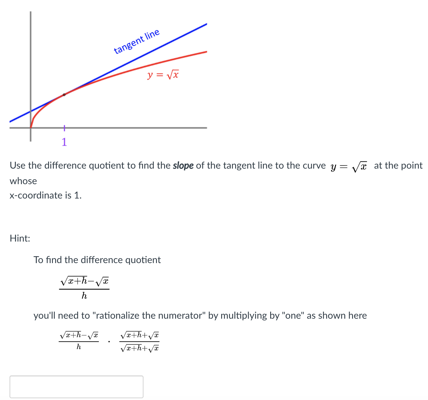 Solved tangent line y = 4x 1 Use the difference quotient to | Chegg.com