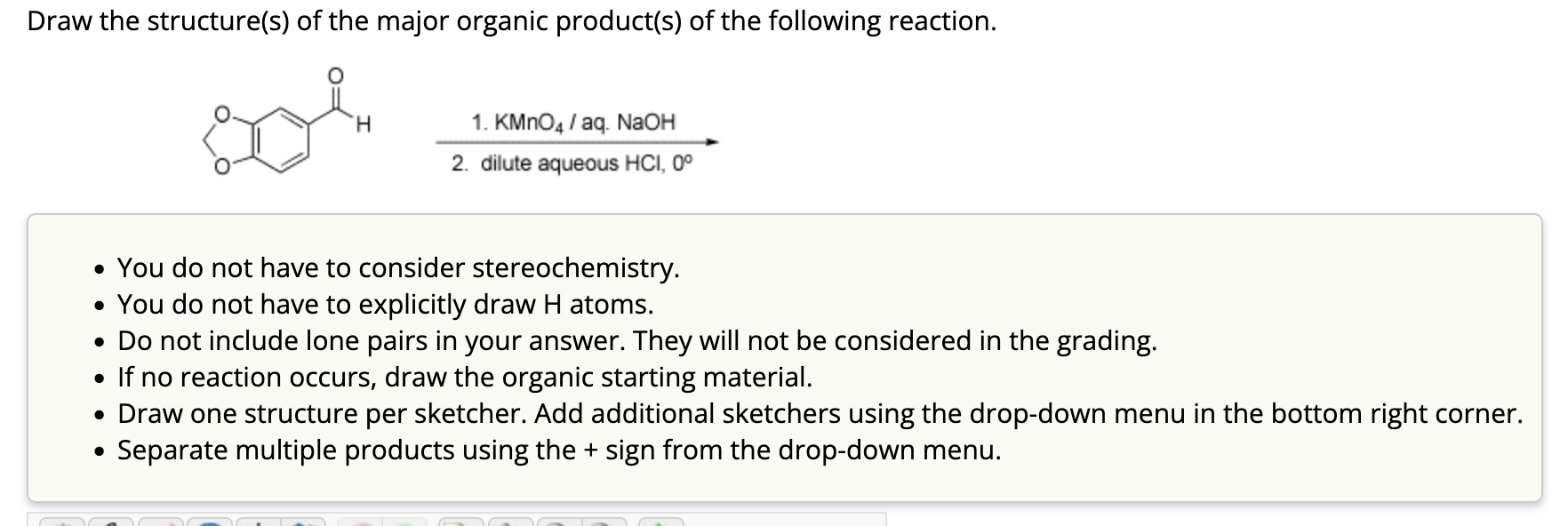 Solved 2 Dilute Aqueous Hcl 0∘ 1 Kmno4 Aq Naoh You Do