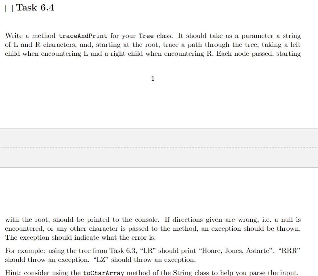 Solved I need a binary tree java program completed that | Chegg.com