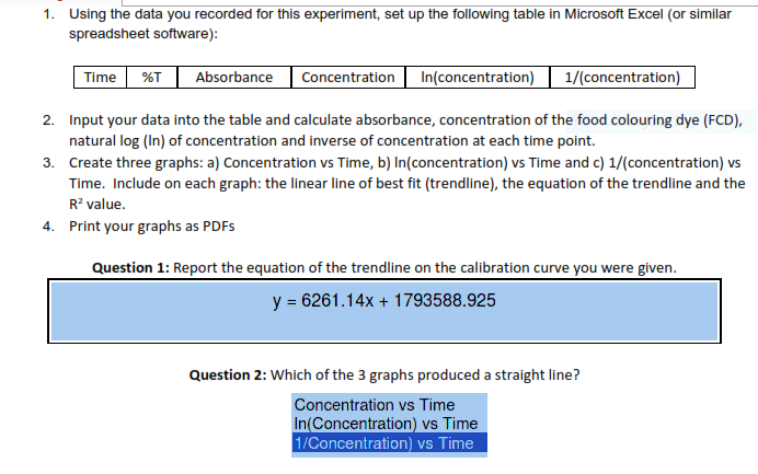 Solved 90 Time (s) Concentration (M) In concentration) | Chegg.com