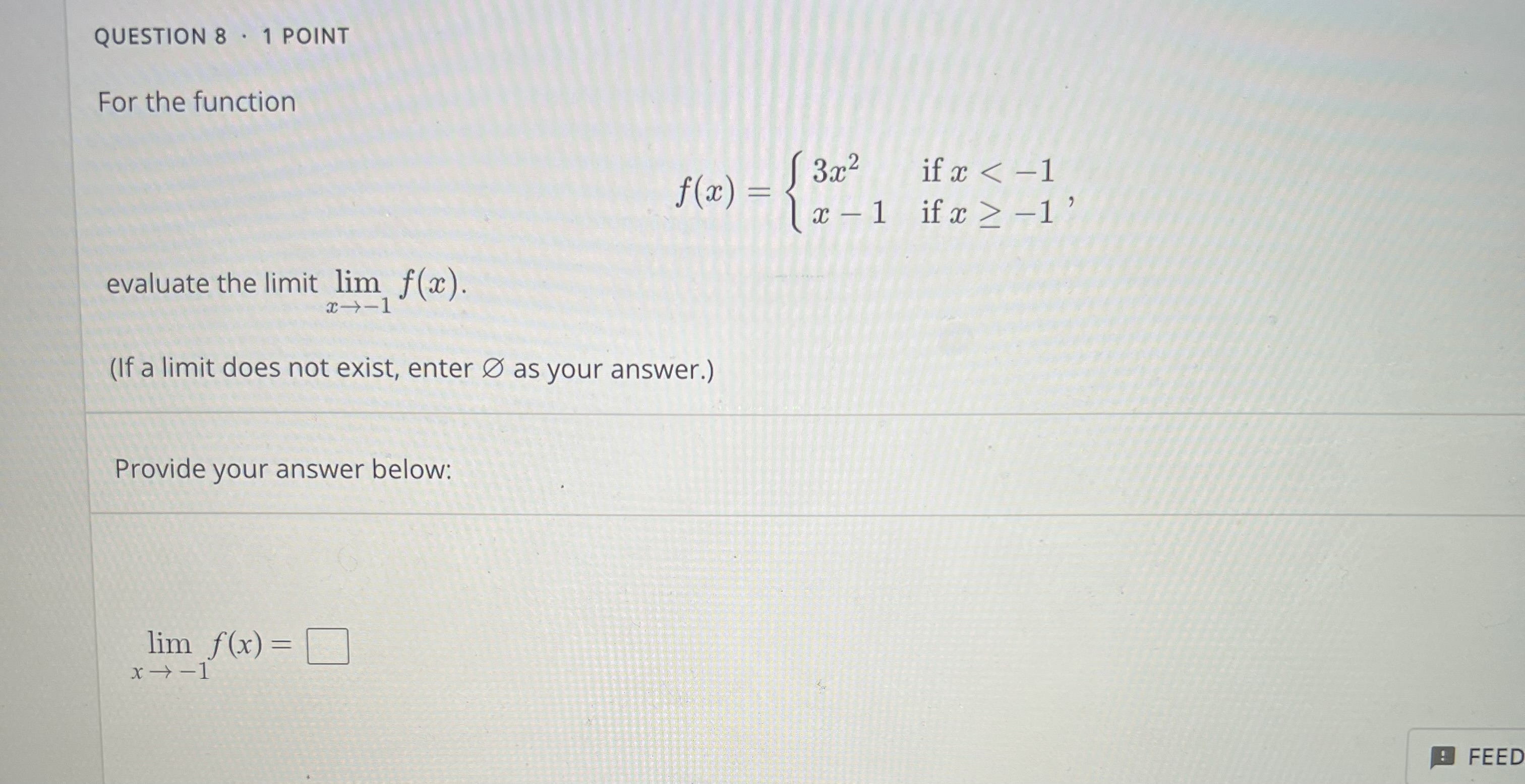 Solved For the function f(x)={3x2x−1 if x