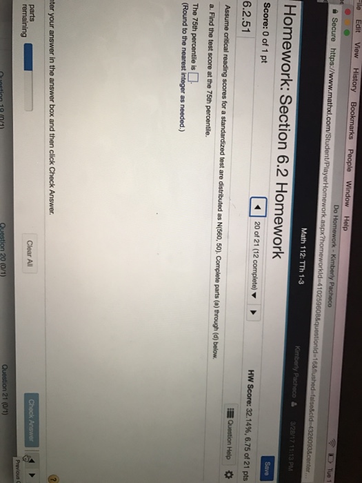 Solved HIStory Bookmarks People Window Help Secure | Chegg.com