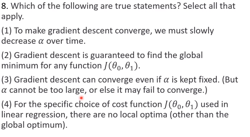 Solved 8. Which of the following are true statements? Select | Chegg.com