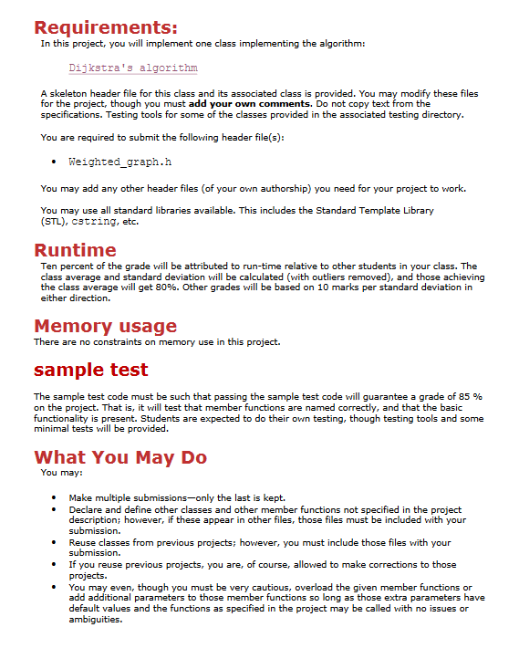 Solved Requirements: In this project, you will implement one | Chegg.com