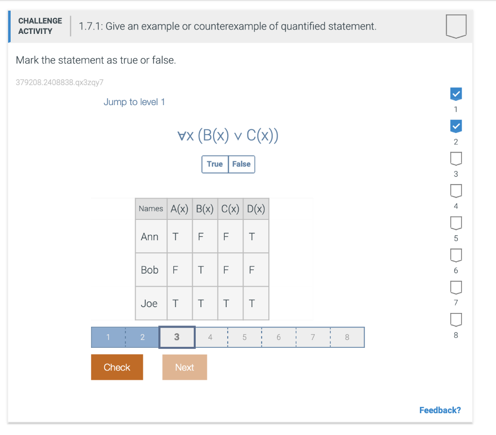 Solved CHALLENGE ACTIVITY 1.7.1: Give an example or | Chegg.com