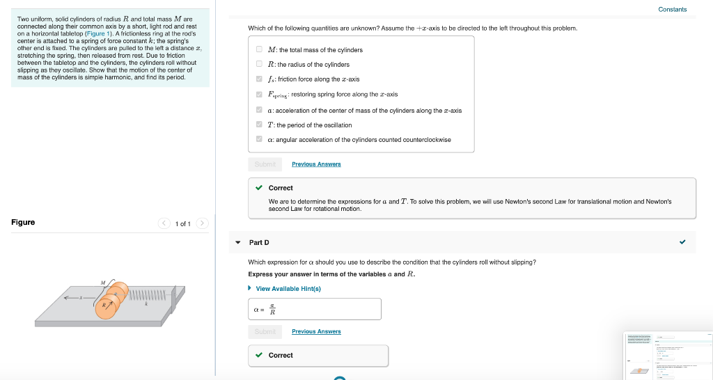 Solved Constants Constants Which of the following quantities | Chegg.com