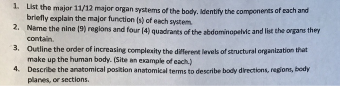 solved-1-list-the-major-11-12-major-organ-systems-of-the-chegg