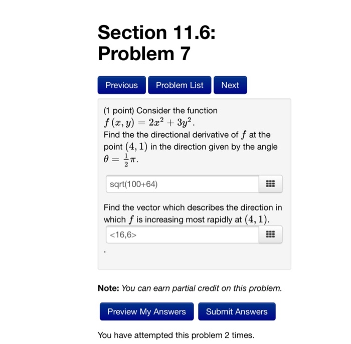 Solved Consider The Function F X Y 2x 2 3y 2 Find