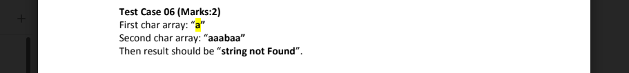 Solved Problem Write a program which takes two char arrays | Chegg.com