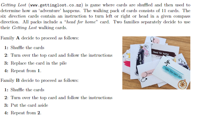 Solved Getting Lost (www.gettinglost.co.nz) is game where | Chegg.com