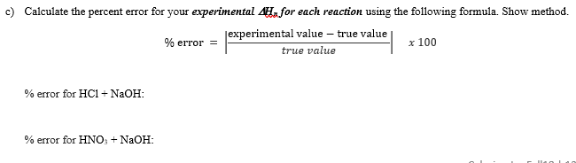 Solved Part A: Show calculation where indicated for Trial 1. | Chegg.com