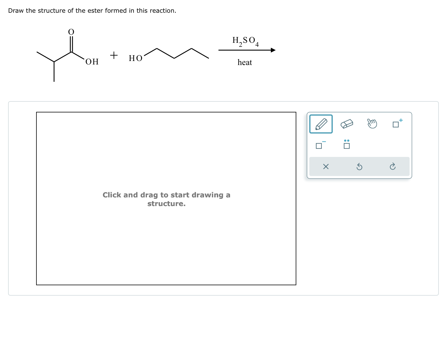[Solved]: Draw the structure of the ester formed in this re