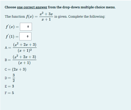 Solved Choose one correct answer from the drop-down multiple | Chegg.com
