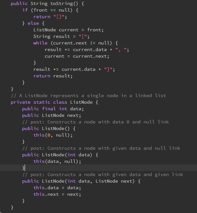 8 1 // A LinkedIntList stores a list of integers 2 | Chegg.com