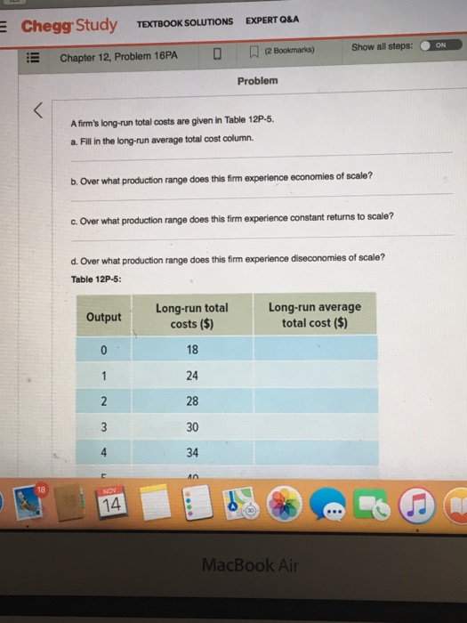 Solved EXPERT Q&A Chegg Study TEXTBOOK SOLUTIONS ON Chapter | Chegg.com