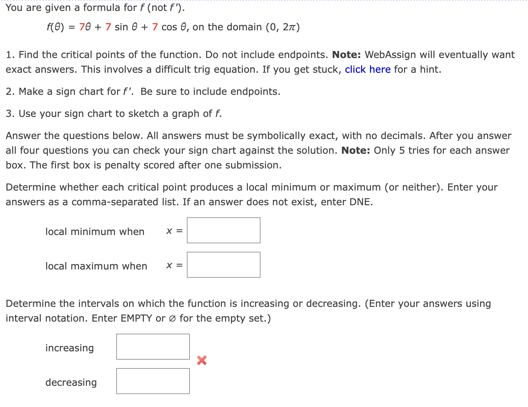 Solved Curve Sketching I Please no paper solution, please | Chegg.com