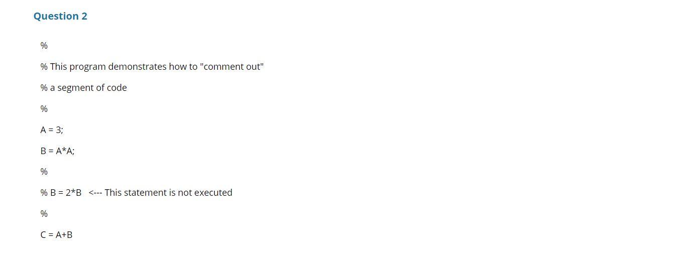 Solved Question 1 Determine the formatted output of the code | Chegg.com