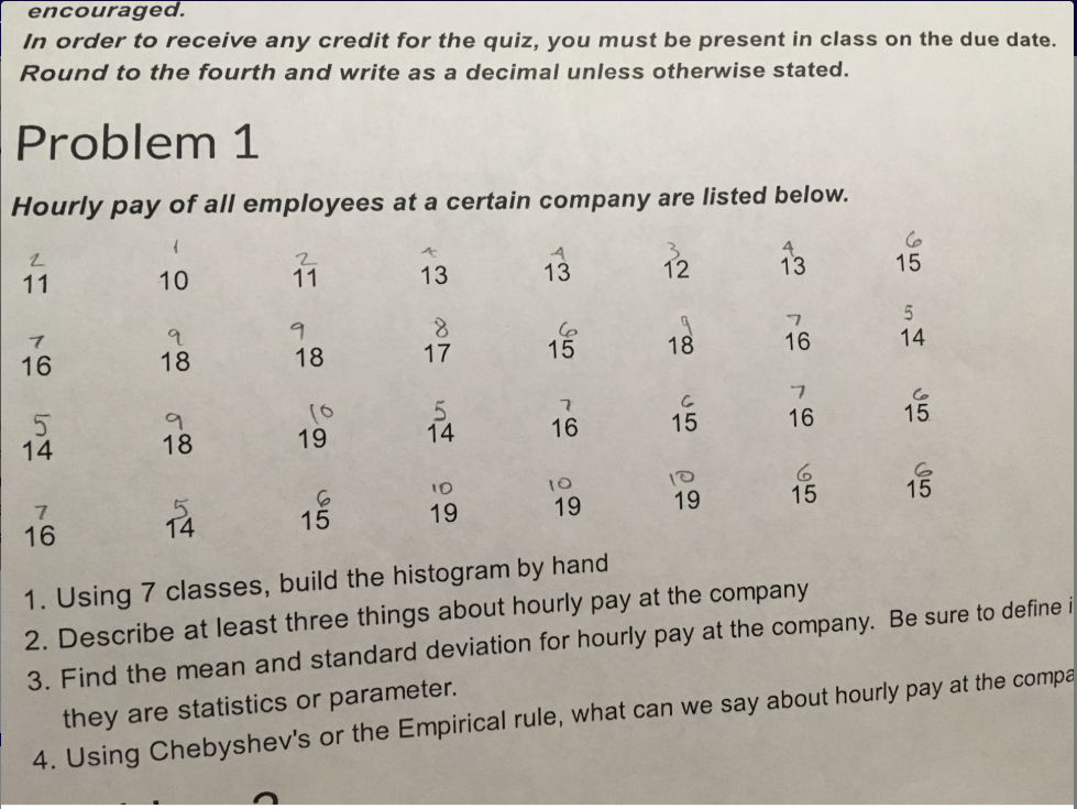 Hourly pay of all employees at a certain company are | Chegg.com