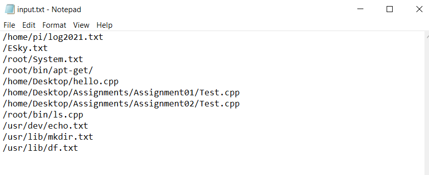 Solved File Directory Tree Shell You are hired by | Chegg.com