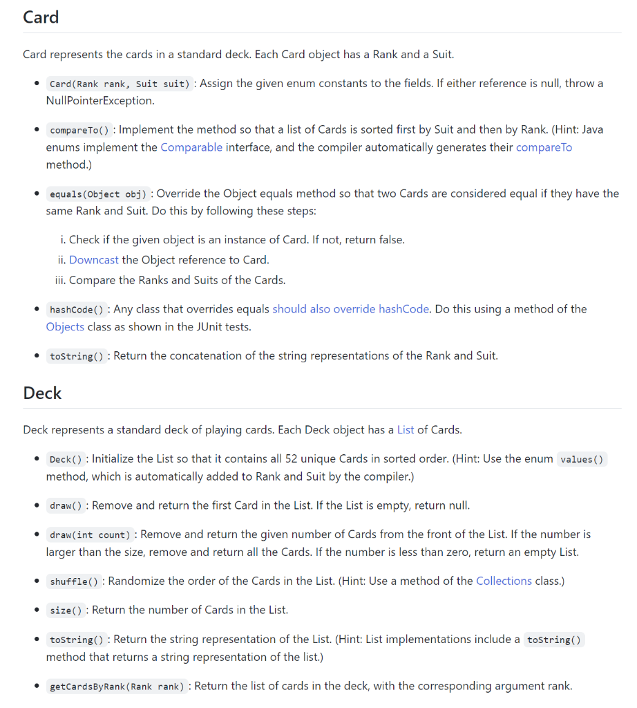 Solved In this lab, we will use the Java collections | Chegg.com