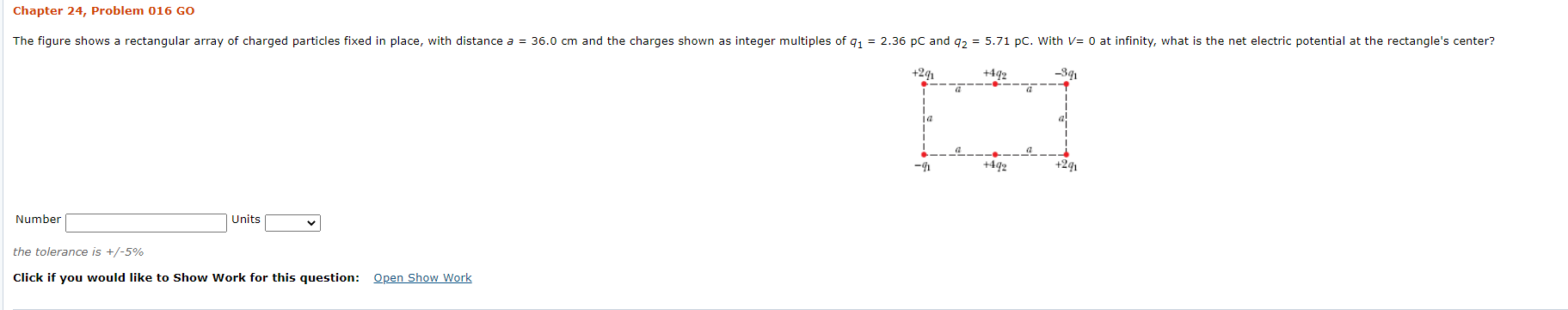 Solved Chapter 24, Problem 016 GO The figure shows a | Chegg.com