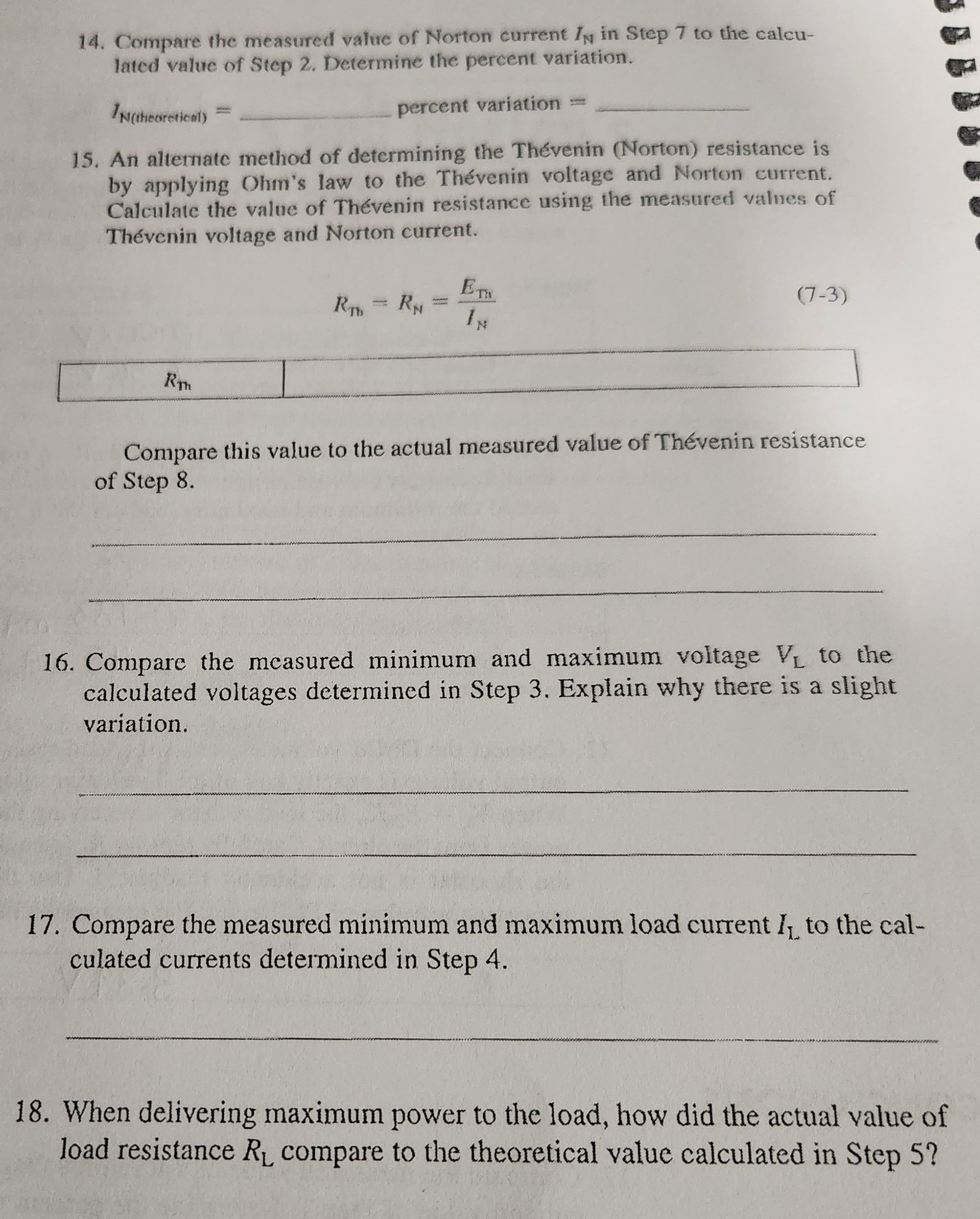 Solved 3. Calculate the minimum and the maximum voltage VL | Chegg.com