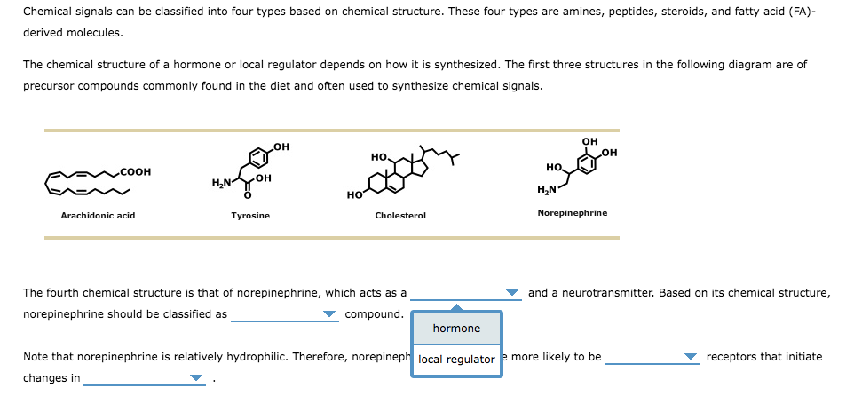 Solved Options for answers: 1: hormone OR local | Chegg.com