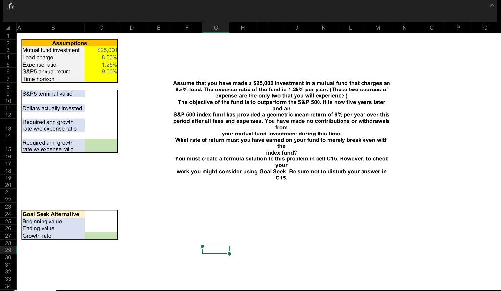Solved Assume that you have made a $25,000 investment in a | Chegg.com