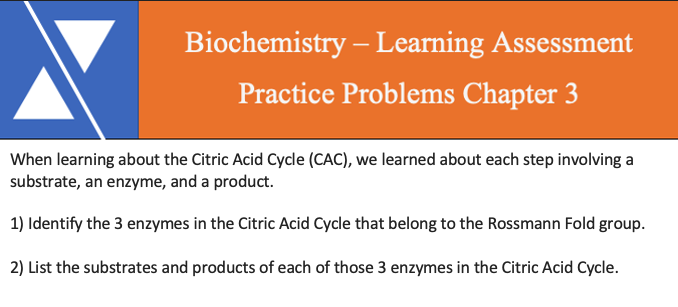 Solved Biochemistry - Learning Assessment Practice Problems | Chegg.com