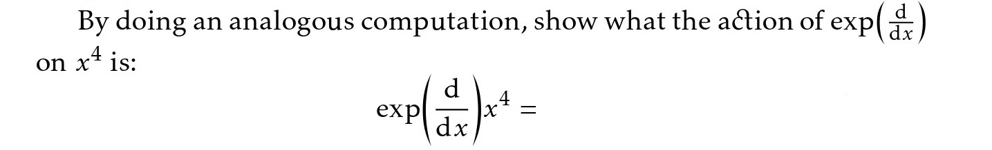 Solved By doing an analogous computation, show what the | Chegg.com