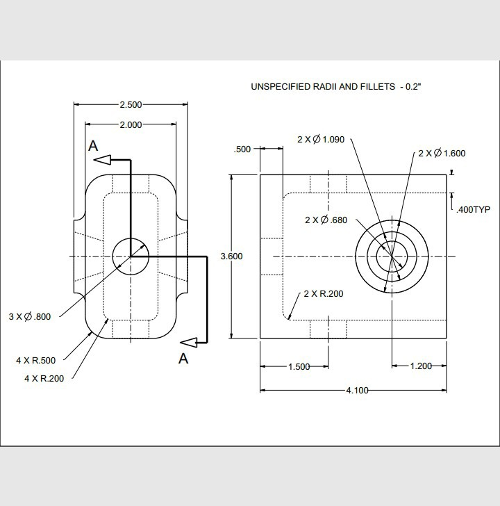 Solved how to draw this on autocad and its hatching how to | Chegg.com