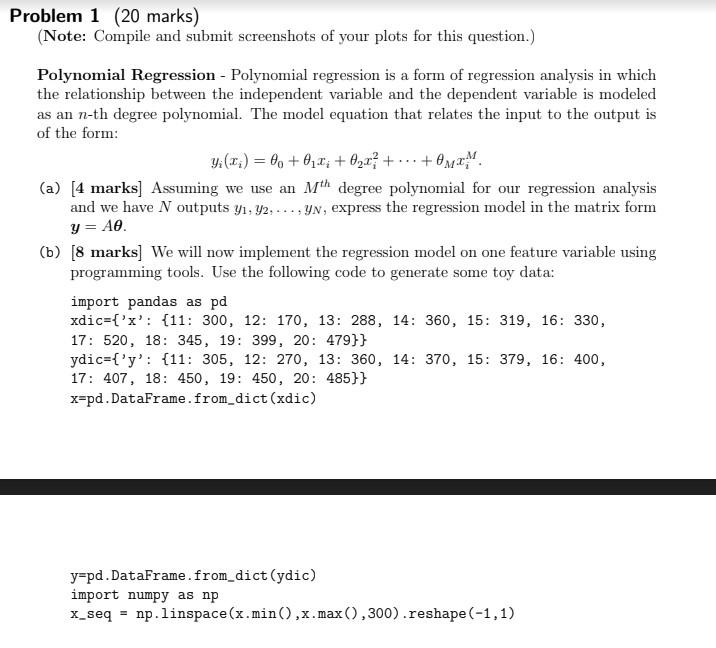 Solved Problem 1 (20 marks) (Note: Compile and submit | Chegg.com