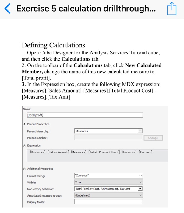 Solved 3. In SSAS, What is Calculated Member? Based on | Chegg.com