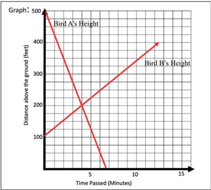 Two birds are flying in the air. Bird A is currently | Chegg.com