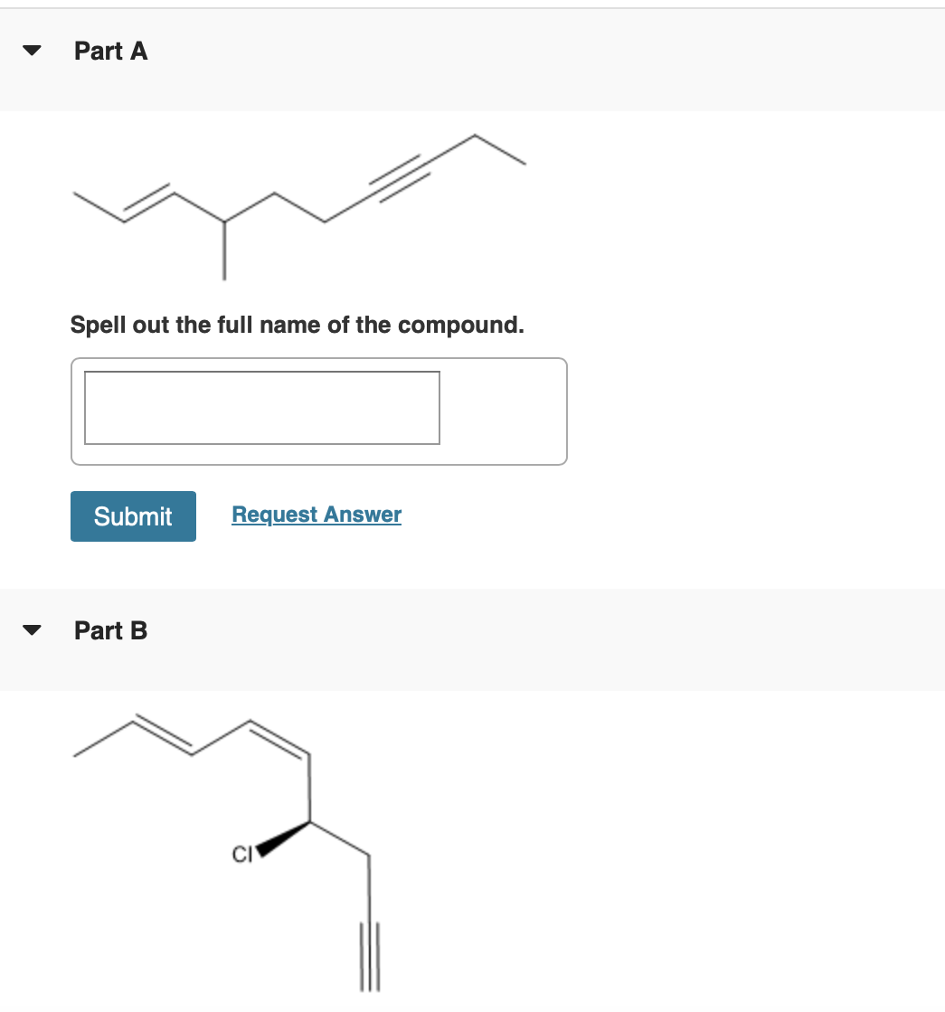 Solved Spell out the full name of the compound. Part C | Chegg.com