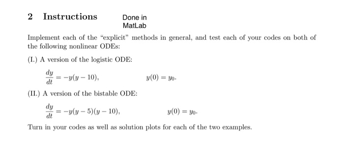 Solved 1 Explicit Methods We consider explicit solution | Chegg.com Solved 1 Explicit Methods We consider explicit solution | Chegg.com