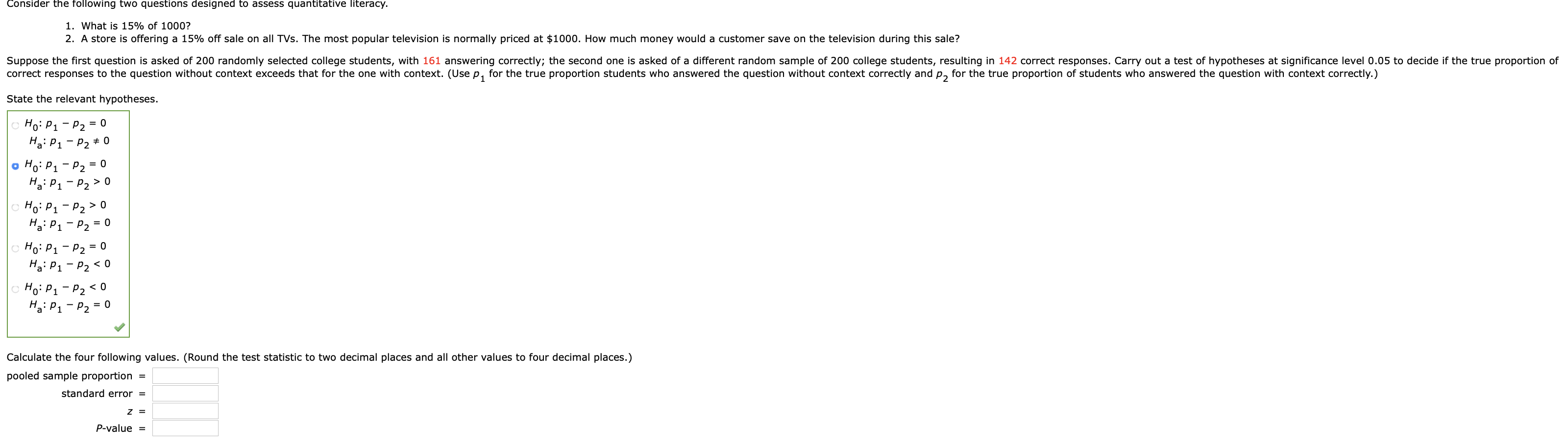 Solved Consider The Following Two Questions Designed To Chegg