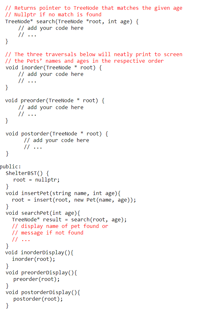 Solved Lab 3 focuses on BST basic operations using a linked | Chegg.com