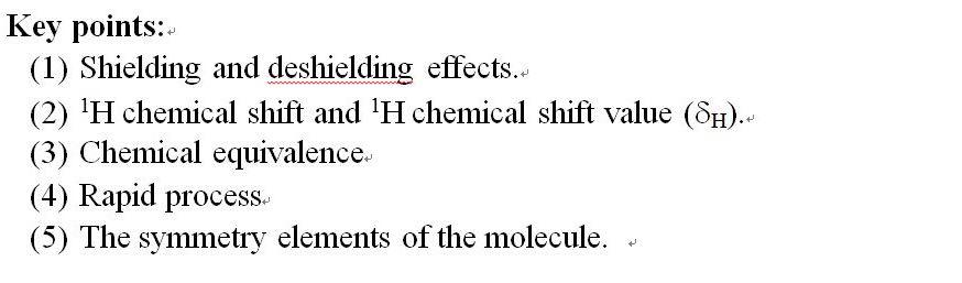 Solved Key points: (1) Shielding and deshielding effects. | Chegg.com