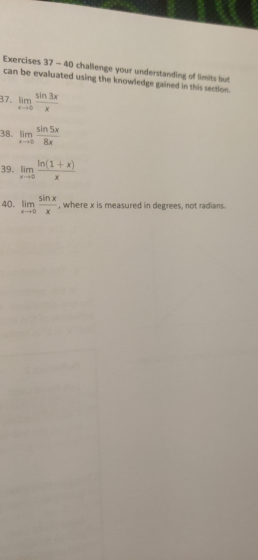 Solved Exercises 37 - 40 challenge your understanding of | Chegg.com