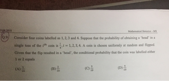 Solved Kindly solve these 10 mcqs based on probabilty theory | Chegg.com